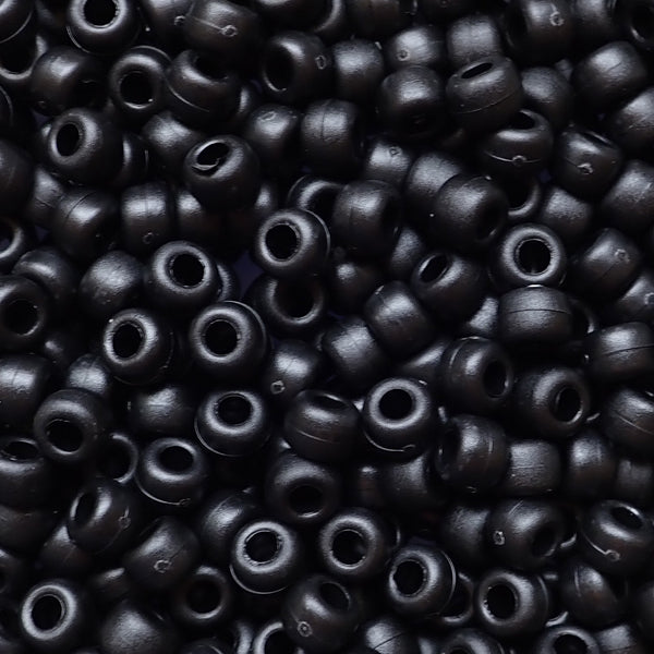 Pony Beads Single Colors Tagged "Black Beads" - Bead Bee